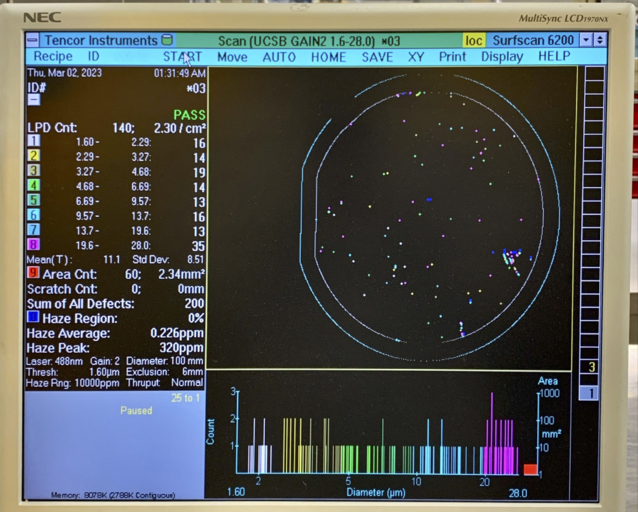 Wafer scanning process traveler - UCSB Nanofab Wiki